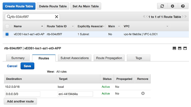 AWE-7200R and CloudEOS Configuration Guide - Cloud Deployment - Arista